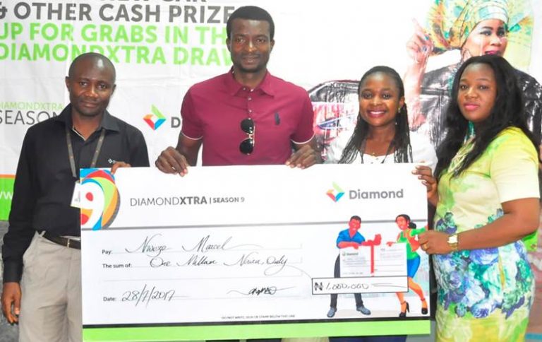 PHOTOS: Cheques Presented to DiamondXtra Season 9 Winners | Business ...