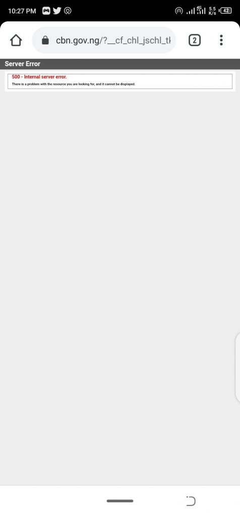 CBN Says Website Not Hacked | Business Post Nigeria