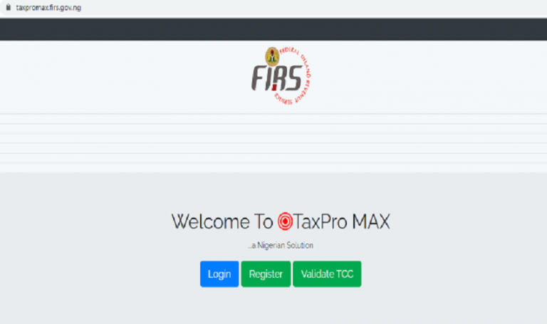 FIRS Adds Self-Registration Feature to TaxPro-Max | Business Post Nigeria