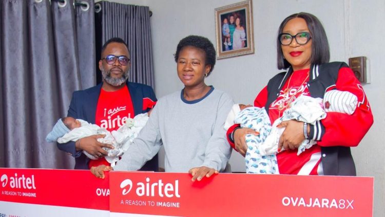 Newly-born Olayode Quadruplets Receive N2m from Airtel in Lagos ...