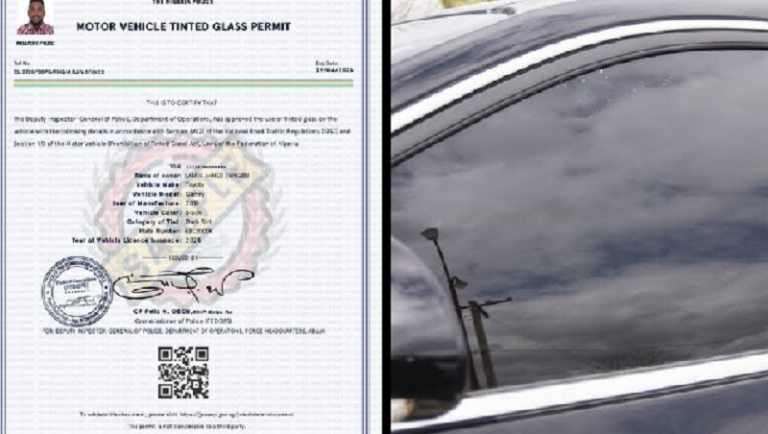 Police Extend Enforcement of Tinted Glass Permit to October 2 ...