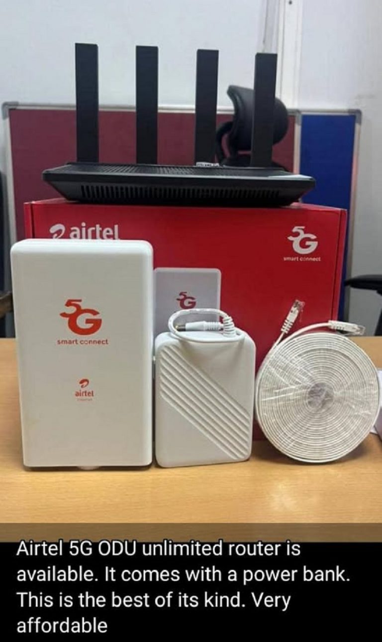 Airtel Nigeria Expands Broadband Access SmartConnect 5G ODU Router ...